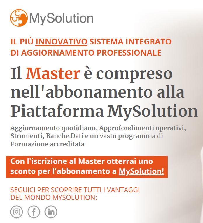 07/08/2025 - Nuovo Master MySolution 2023-2024